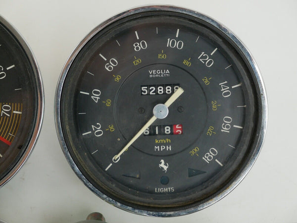1967-73 Ferrari 365 GT GTC GTB/4 Daytona Veglia Instrument Gauges Comp ...