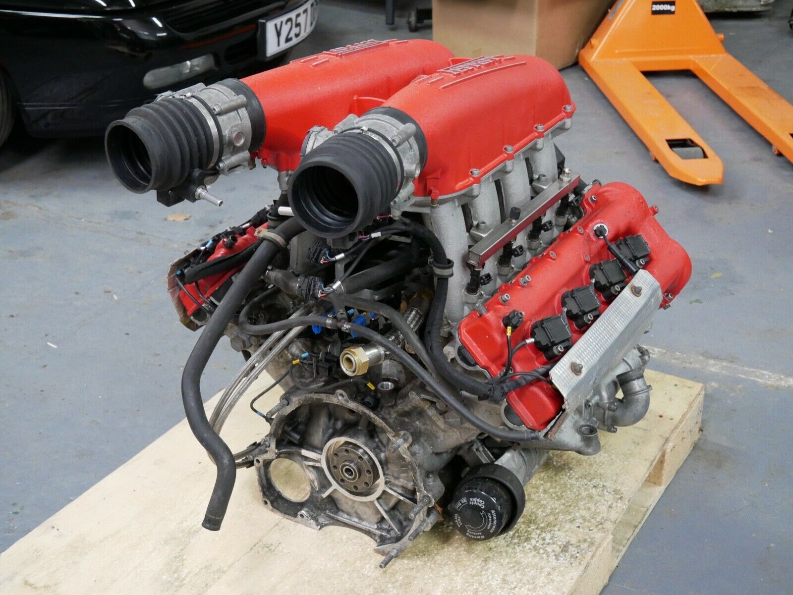 2004-09 Ferrari F430 Complete Engine F136E – 6carb